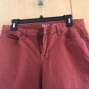 Style & Co. | Jeans | Cute Rusty Colored Jeans By Stlye Co | Poshmark